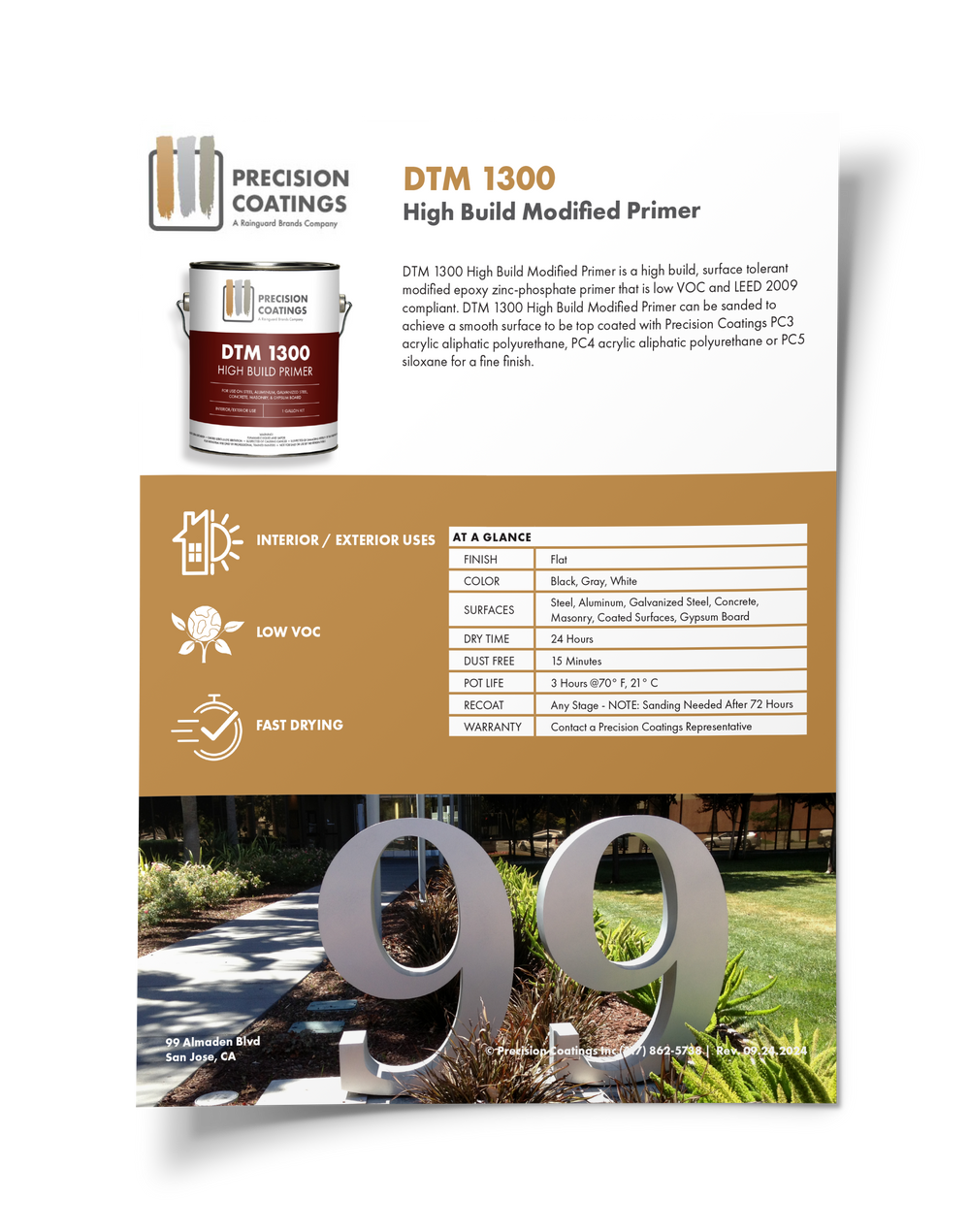 Literature – Precision Coatings Inc